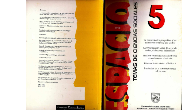 (PDF) Artículo en Revista especializada ESPACIO, UCAB. "La hermenéutica ...