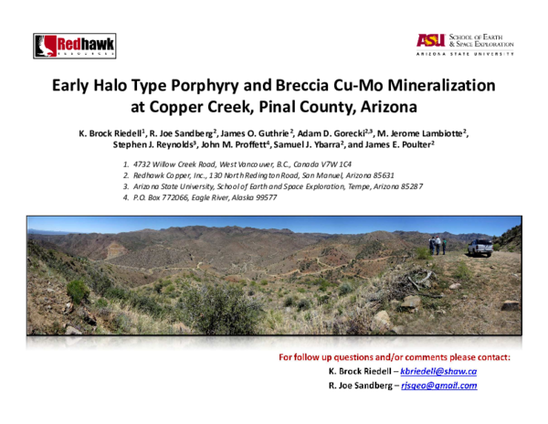 (PDF) Early Halo Type Porphyry and Breccia Cu-Mo Mineralization at ...