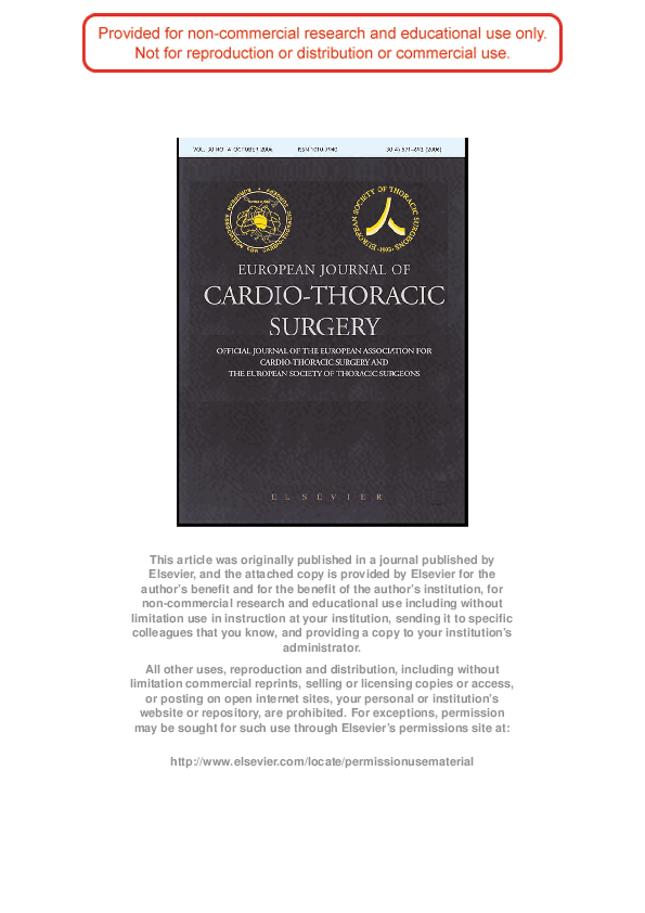 (PDF) New technique for implantation of the inflow canula of Berlin ...