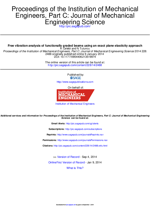 Pdf Free Vibration Analysis Of Functionally Graded Cylindrical Shells Including Thermal Effects