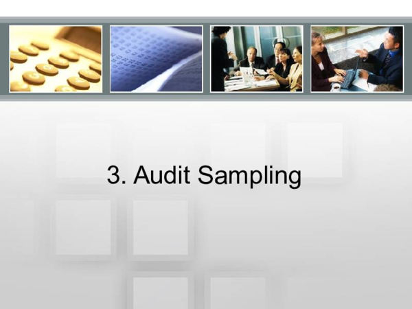 (PPT) audit. Audit Sampling