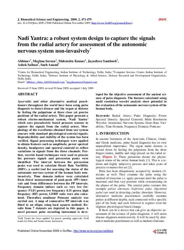 (PDF) Nadi Yantra: A Robust System Design to Capture the Signals from ...