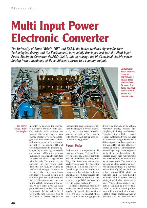 (PDF) Multi Input Power Electronic Converter