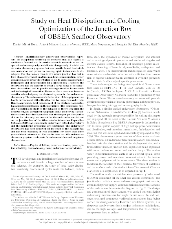 (PDF) Study on Heat Dissipation and Cooling Optimization of the ...