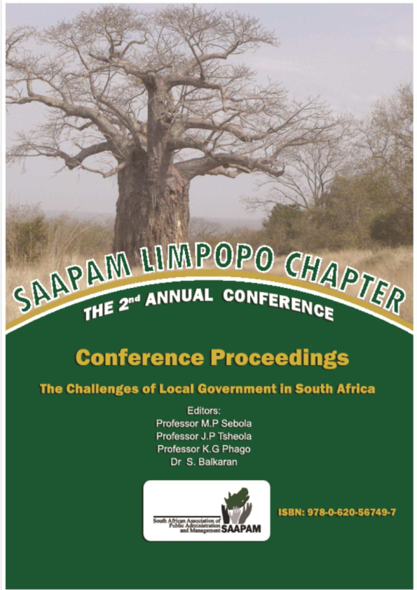 (PDF) SAAPAM Conference Proceedings August 2013.pdf