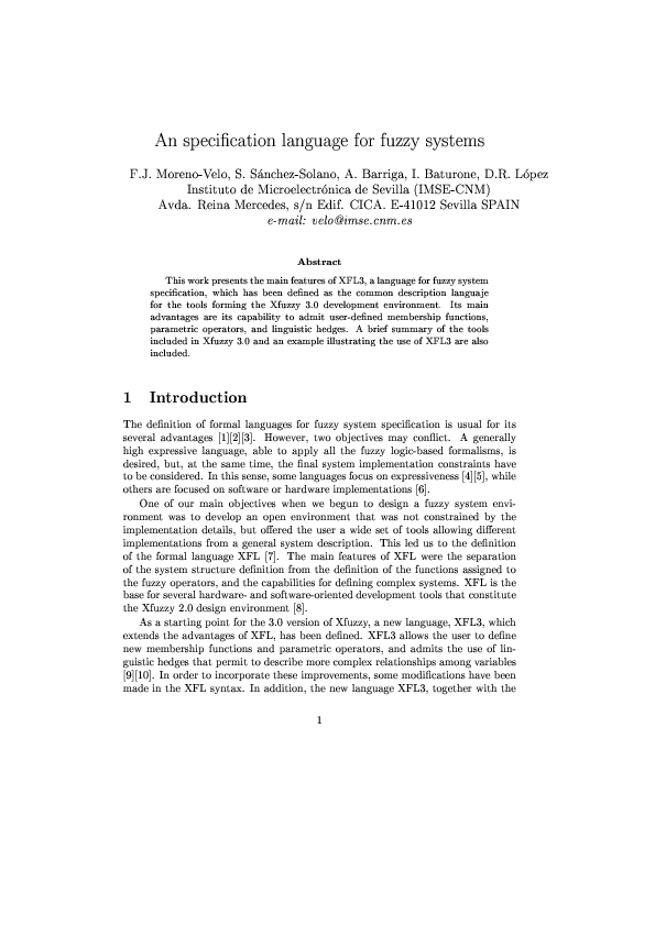 c specification language