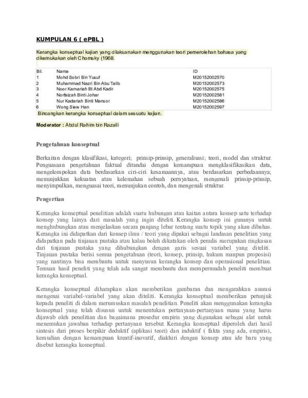 (DOC) KUMPULAN 6 ( ePBL