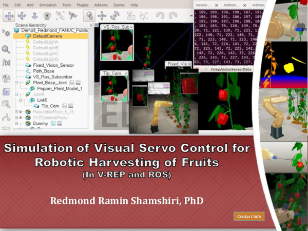 (PDF) Simulation of Visual Servo Control for Robotic Harvesting of ...
