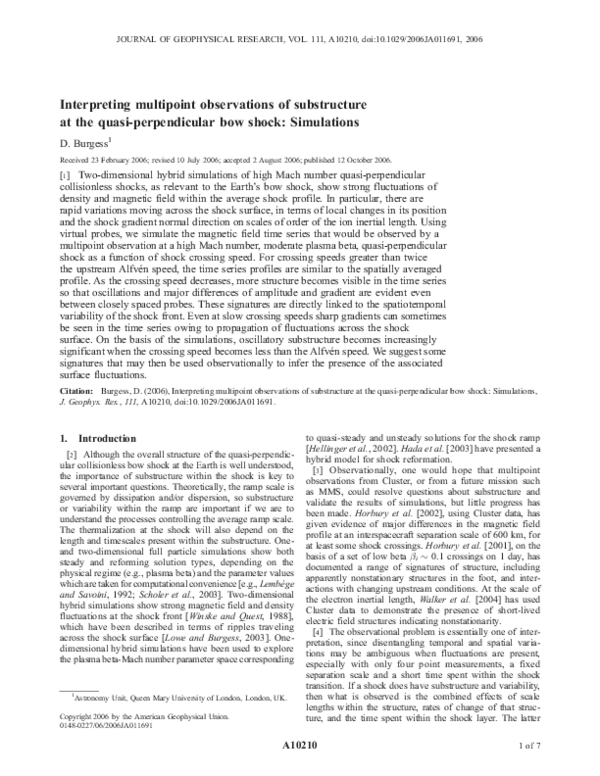 (PDF) Quasi-parallel shocks: A patchwork of three-dimensional ...
