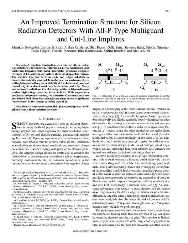 (PDF) An improved termination structure for silicon radiation detectors ...