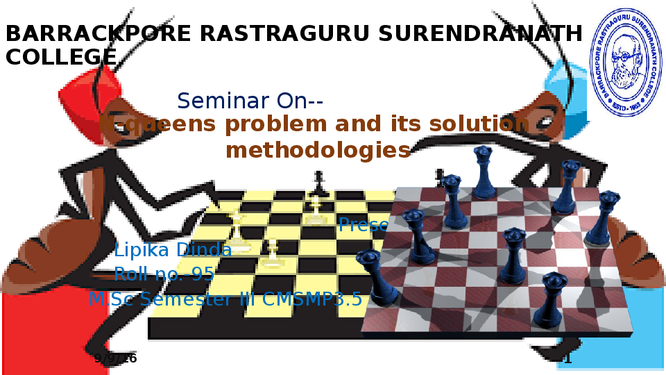 (PPT) N-queens problem & solution methodologies