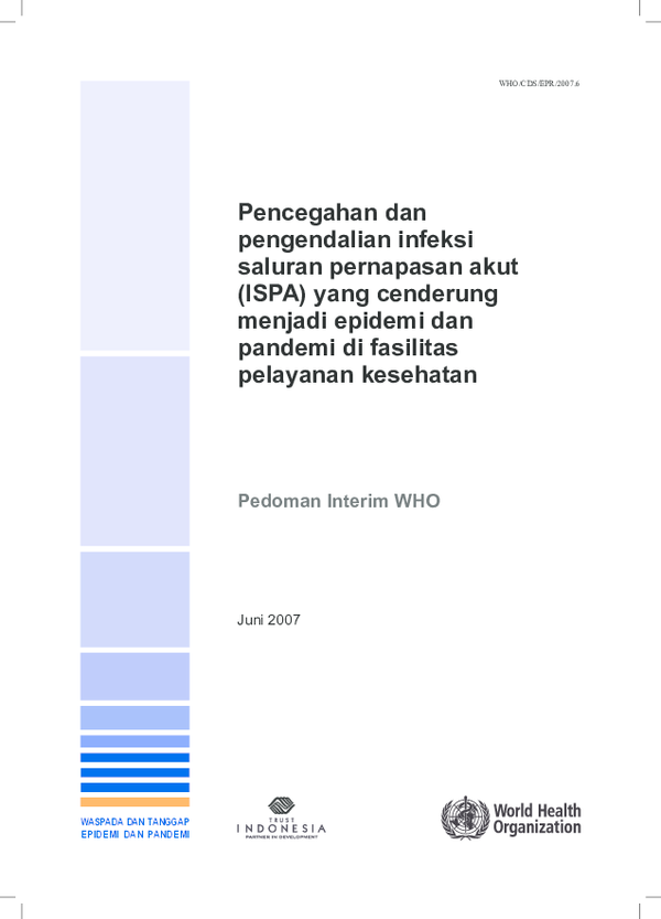 (PDF) Pencegahan Dan Pengendalian Infeksi Saluran Pernapasan Akut (ISPA ...