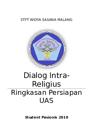 (DOC) Ringkasan UAS MKP Dialog.doc