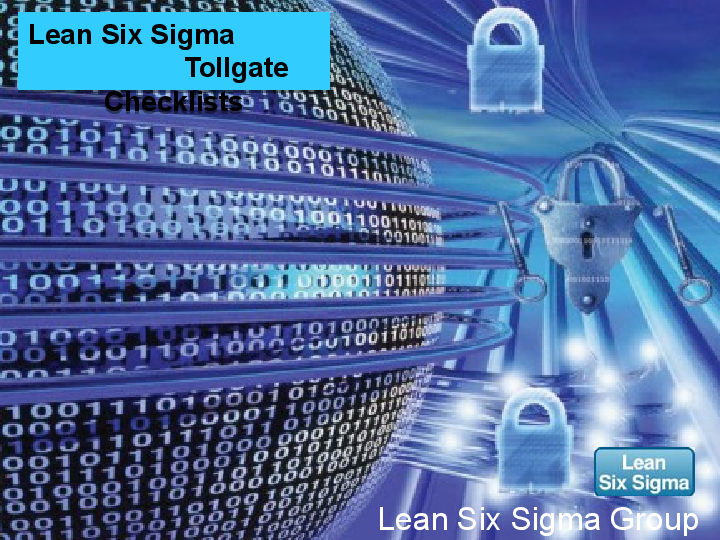 (PPT) Lean Six Sigma Tollgate Checklists