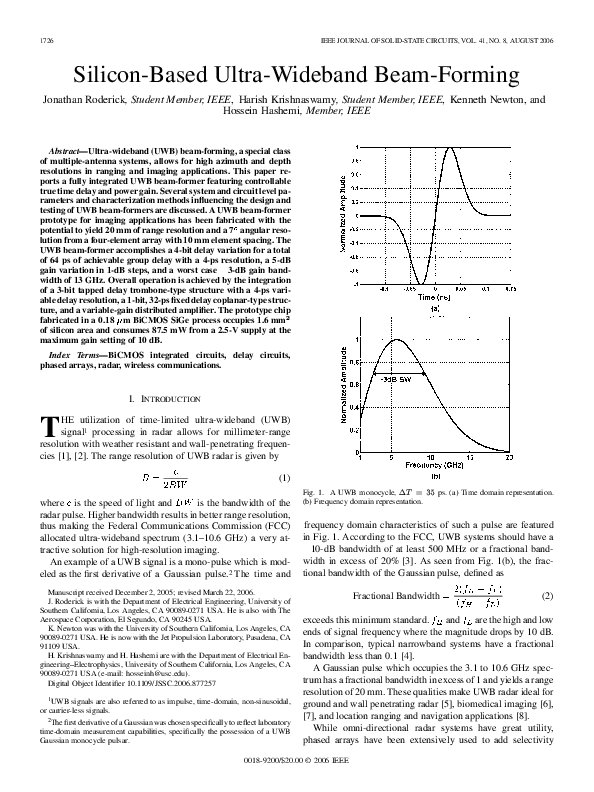 (PDF) Silicon-Based Ultra-Wideband BeamForming