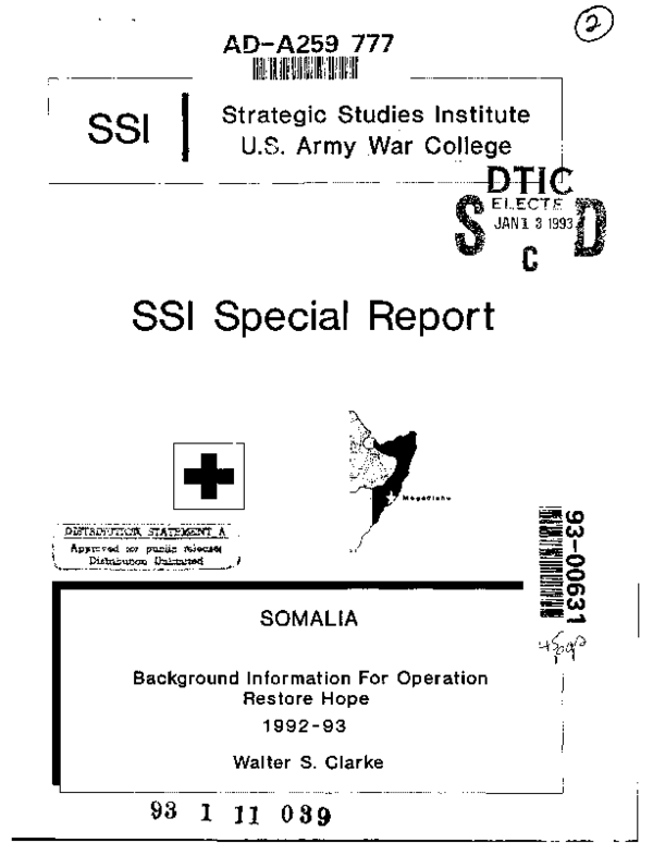 (PDF) SSI Special Report