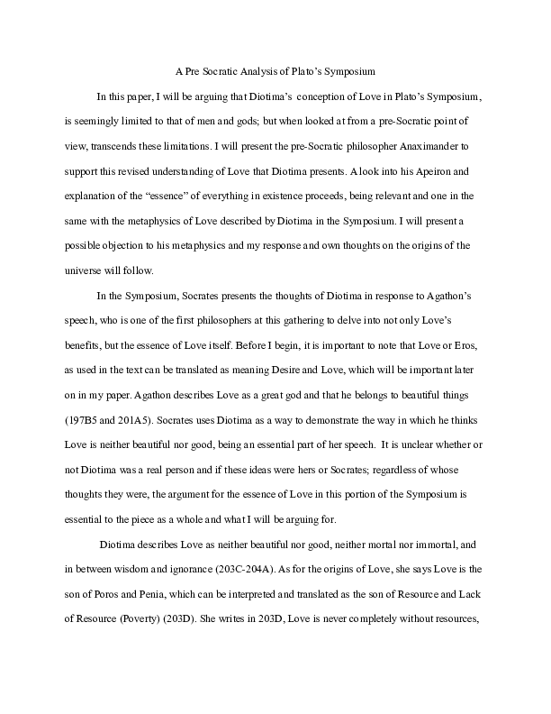 (DOC) An Analysis of Diotima's Speech in Symposium.docx