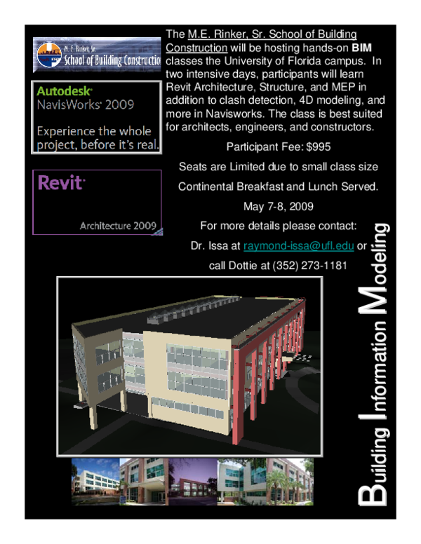 (PDF) Rinker School Building Information Modeling Course
