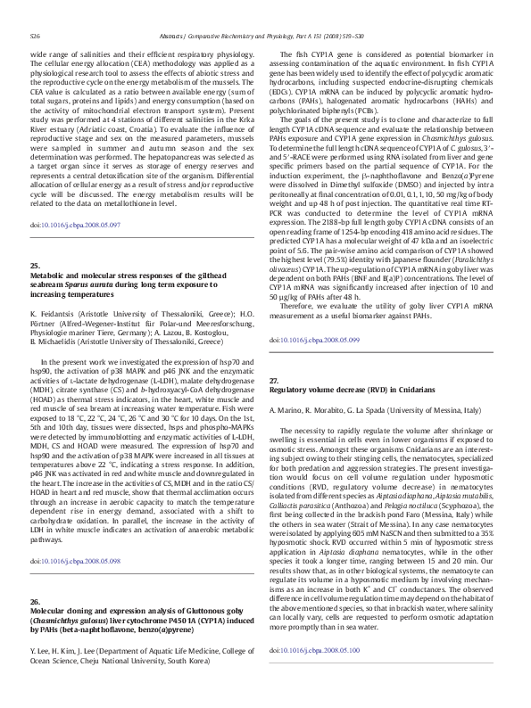 Pdf Regulatory Volume Decrease Rvd In Cnidarians 6464