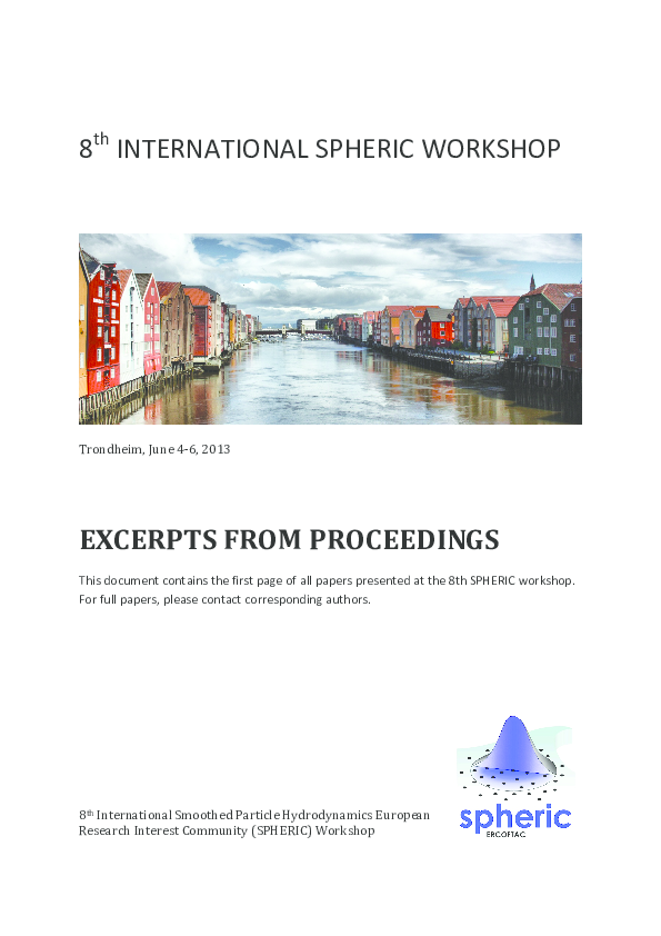 (PDF) GPU acceleration of 3-D multi-phase SPH simulations for violent hydrodynamics