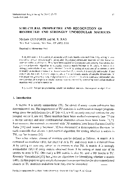 (PDF) Structural properties and recognition of restricted and strongly ...