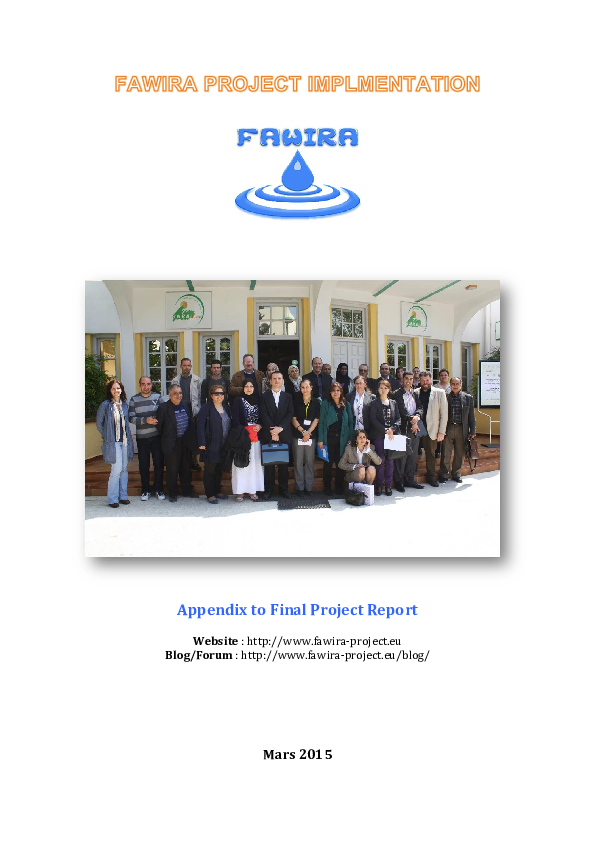 (PDF) Appendix to Final Project Report