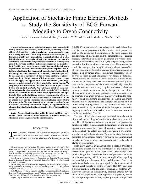 (PDF) Application of the stochastic finite element method for Gaussian and non-Gaussian systems