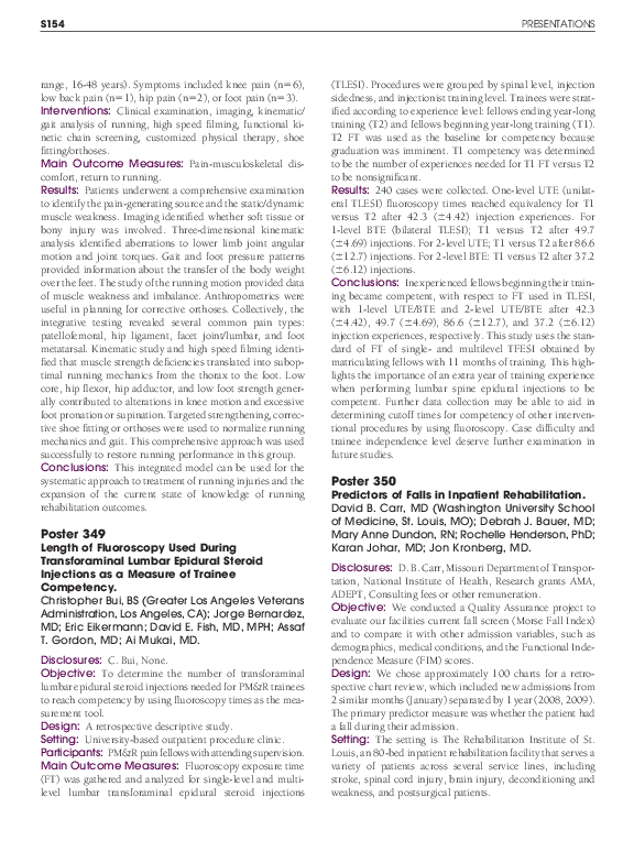 (PDF) Poster 349: Length of Fluoroscopy Used During Transforaminal ...