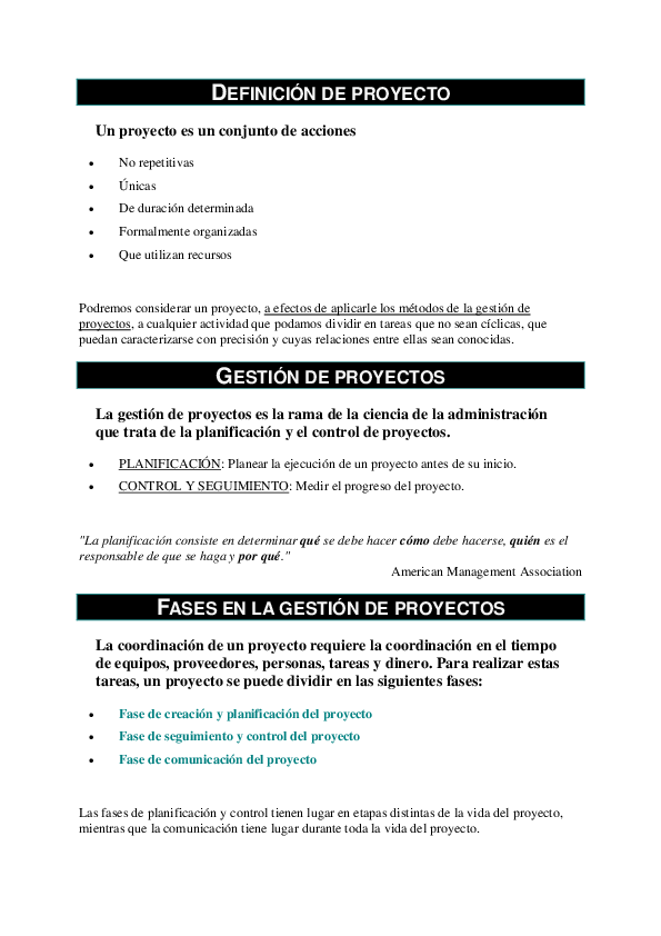 (PDF) DEFINICIÓN DE PROYECTO
