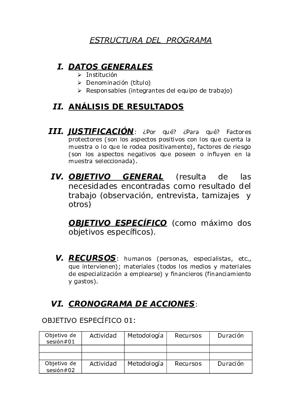 (DOC) ESTRUCTURA DEL PROGRAMA | Psic. Organizacional UCIyD - Essalud ...