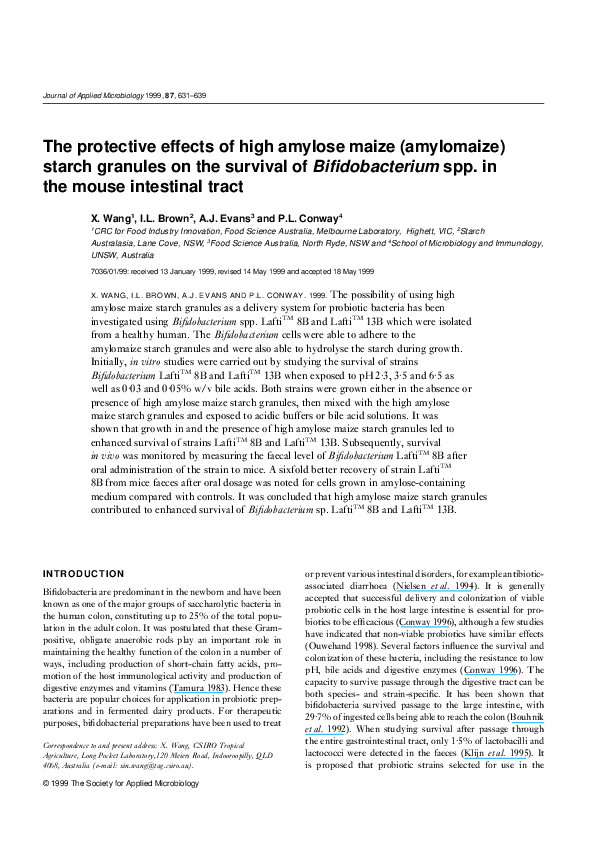 (PDF) The protective effects of high amylose maize (amylomaize) starch ...