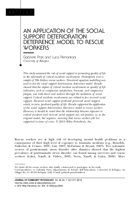 (PDF) An application of the social support deterioration deterrence ...