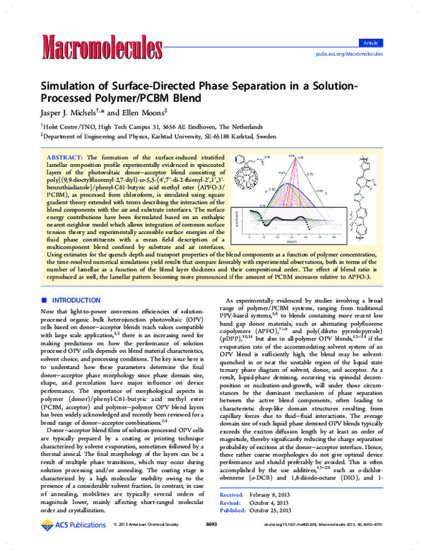 (PDF) Simulation of Surface-Directed Phase Separation in a Solution ...