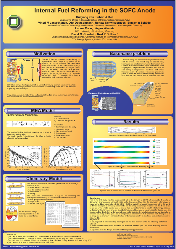 (PDF) Internal Fuel Reforming in the SOFC Anode