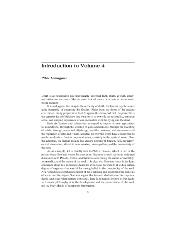 (PDF) Introduction to Volume 1