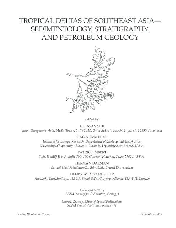 (PDF) TROPICAL DELTAS OF SOUTHEAST ASIA— SEDIMENTOLOGY, STRATIGRAPHY ...