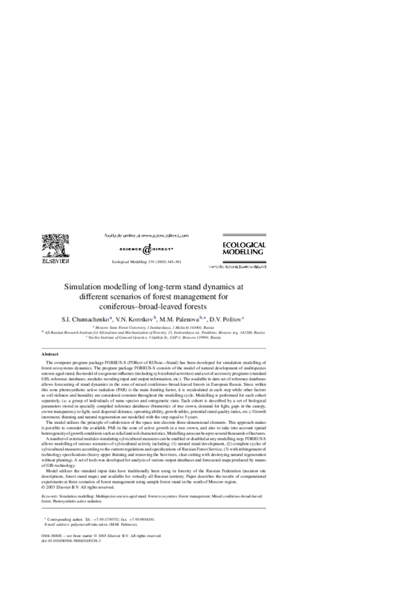 Pdf Model Forrus Exploratory Interactive Analysis Of Spatio‐temporal
