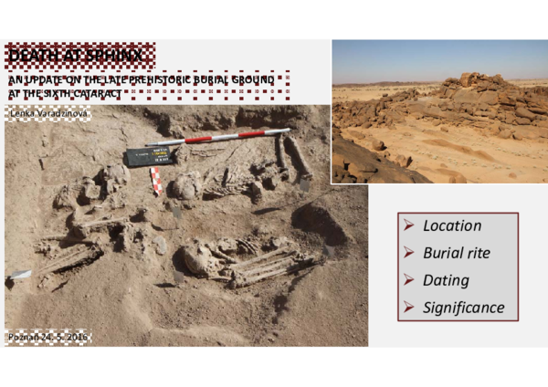 (PDF) "Death at Sphinx: an update on the late prehistoric burial ground ...