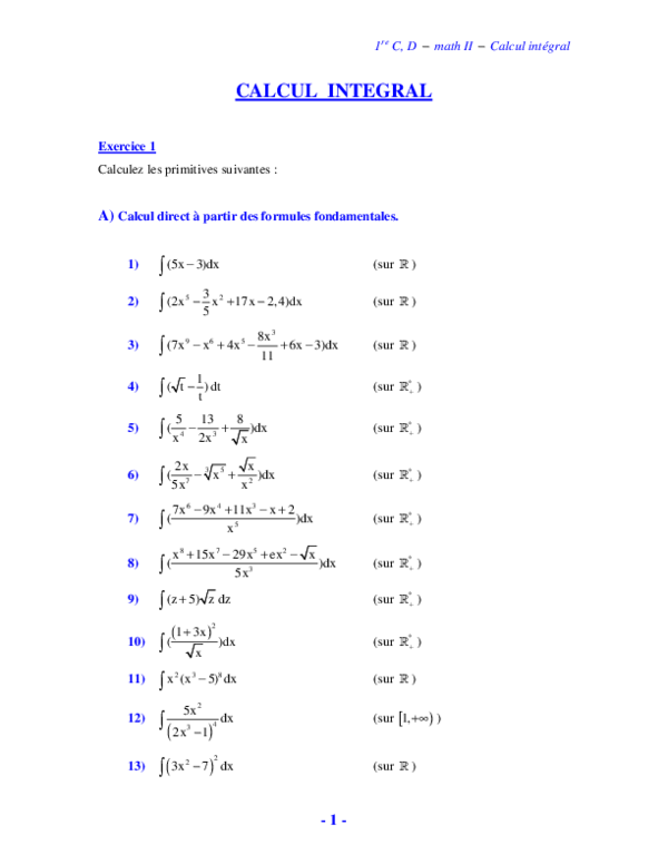 CD-calcul integral | Nahji Ismael - Academia.edu