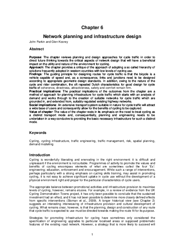 (PDF) Chapter 6 Network Planning and Infrastructure Design