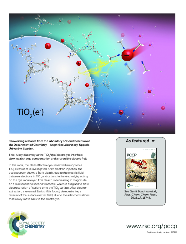 (PDF) A key discovery at the TiO2/dye/electrolyte interface: slow local ...