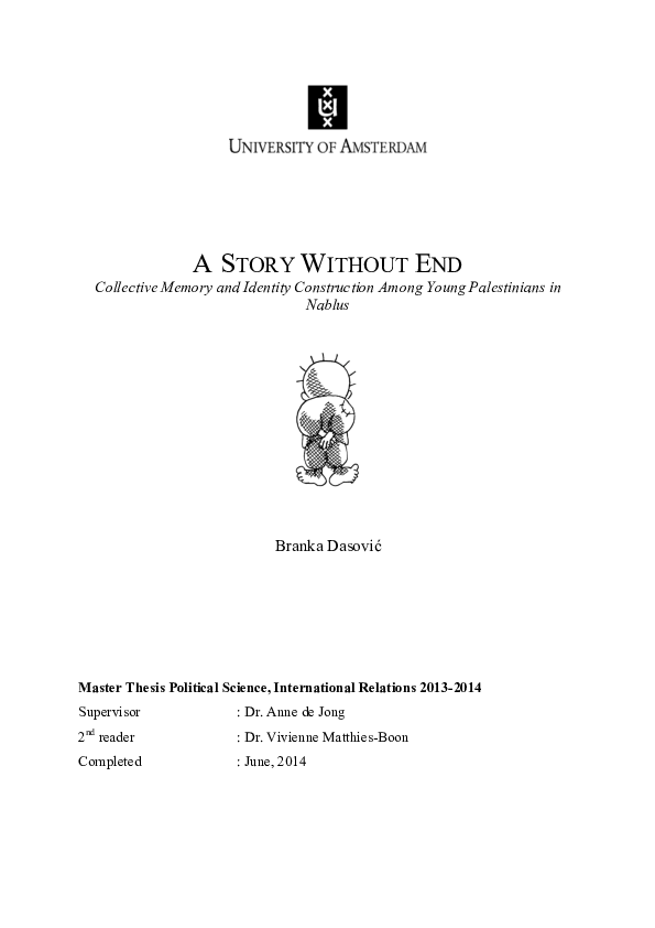 (PDF) A Story Without End: Collective Memory and Identity Construction ...