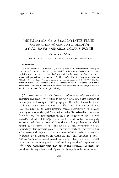 (PDF) Indentation of a semi-infinite fluid-saturated poroelastic medium ...