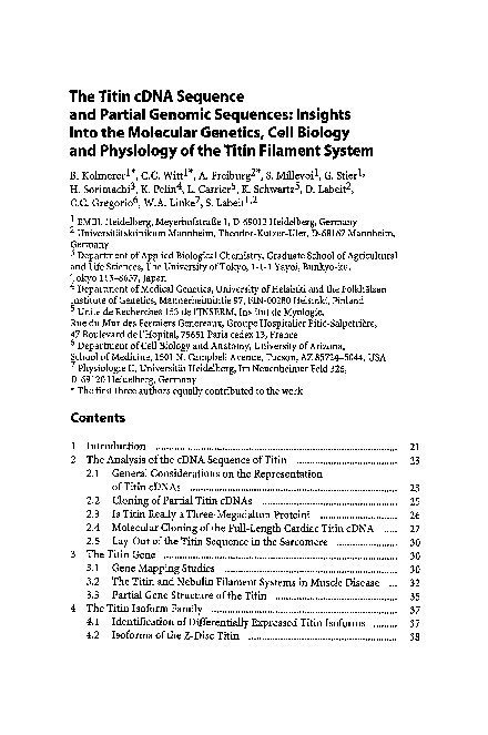 (PDF) Anchoring of the giant muscle protein titin in muscle cells ...