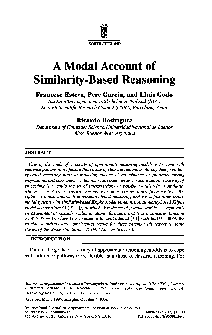 (PDF) A modal account of similarity-based reasoning