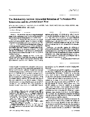 (PDF) The relationship between myocardial retention of technetium-99m ...
