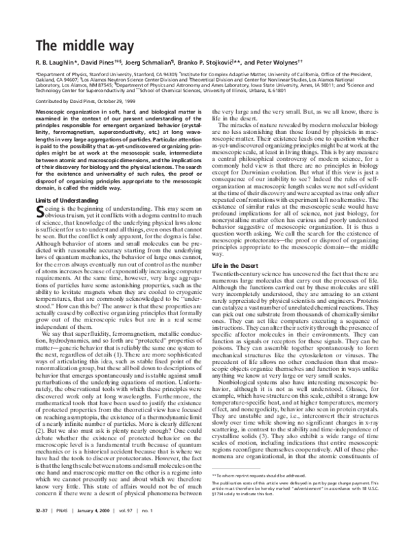 (PDF) The middle way