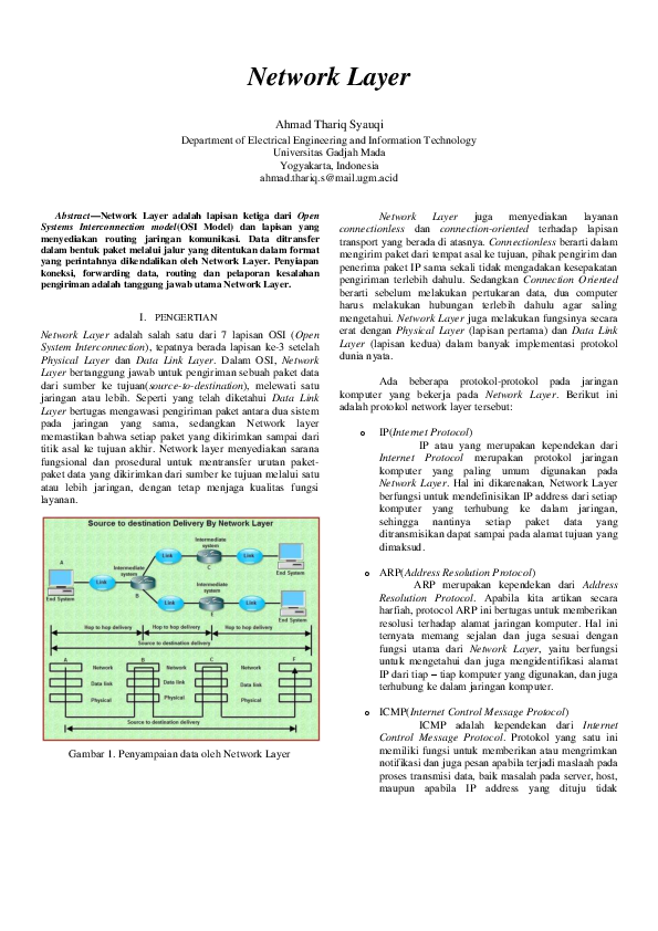 (PDF) Network Layer