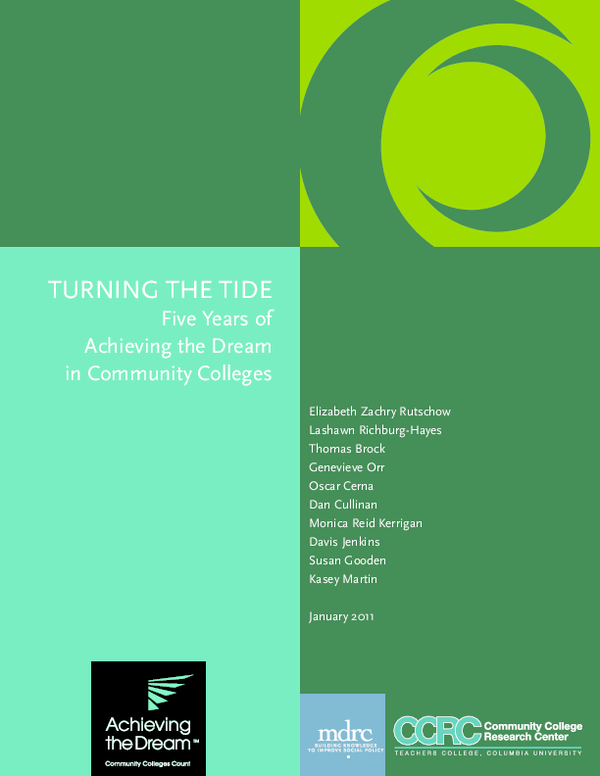 (PDF) Turning the Tide: Five Years of Achieving the Dream in Community ...