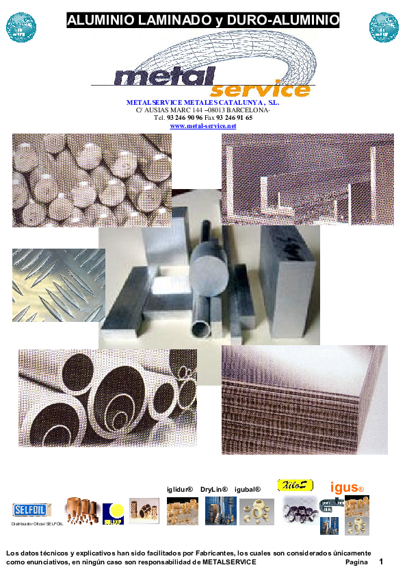 (PDF) ALEACIONES DE ALUMINIO Y EQUIVALENCIAS